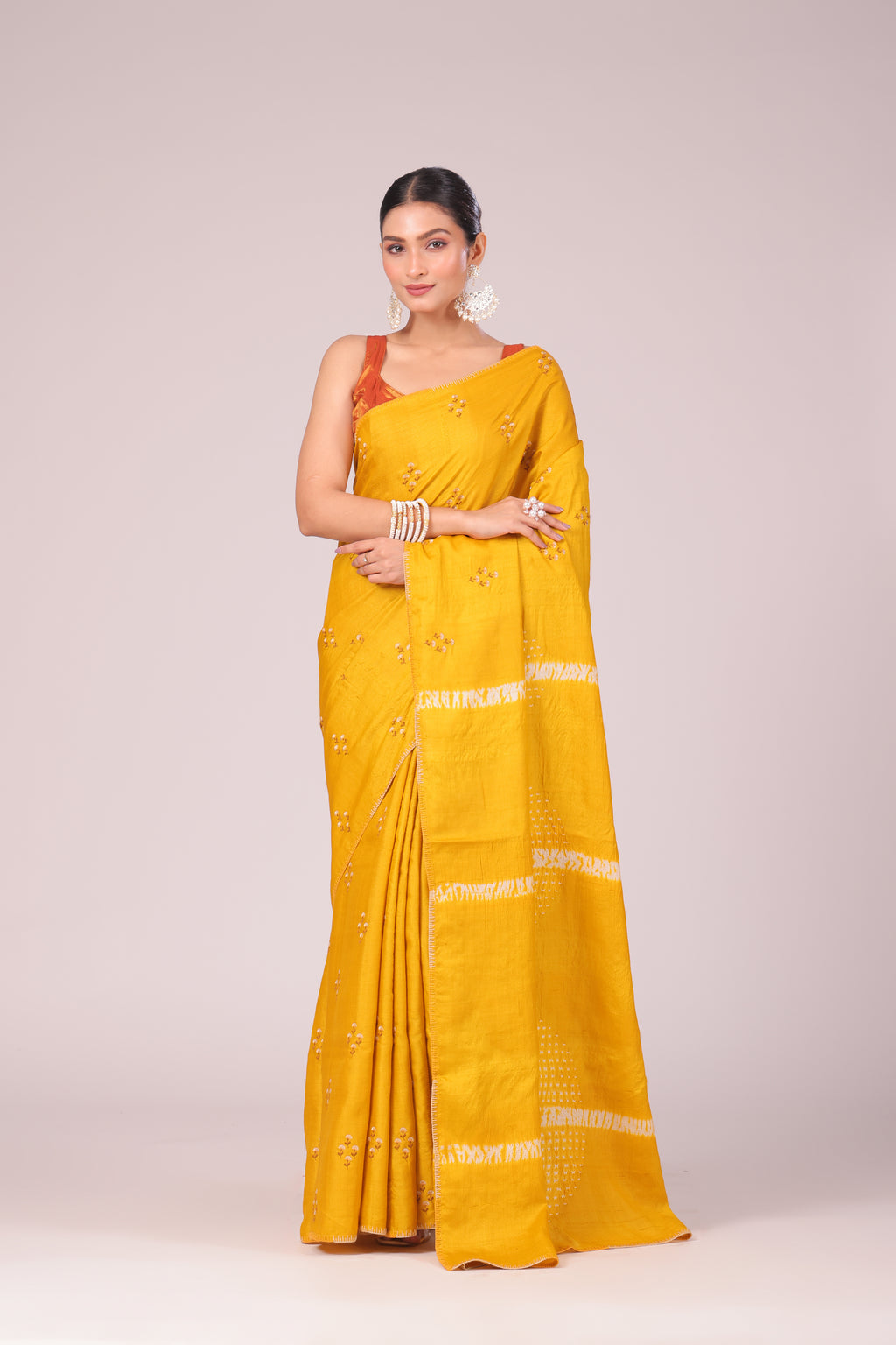 Tie-Dye Fusion Sarees – Milan Design